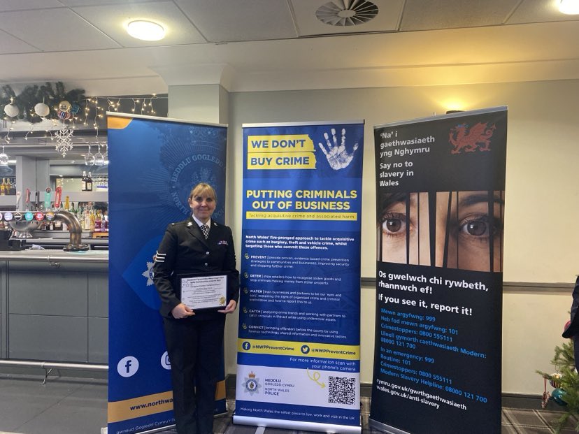 North Wales Police officers recognised for outstanding contributions to ...