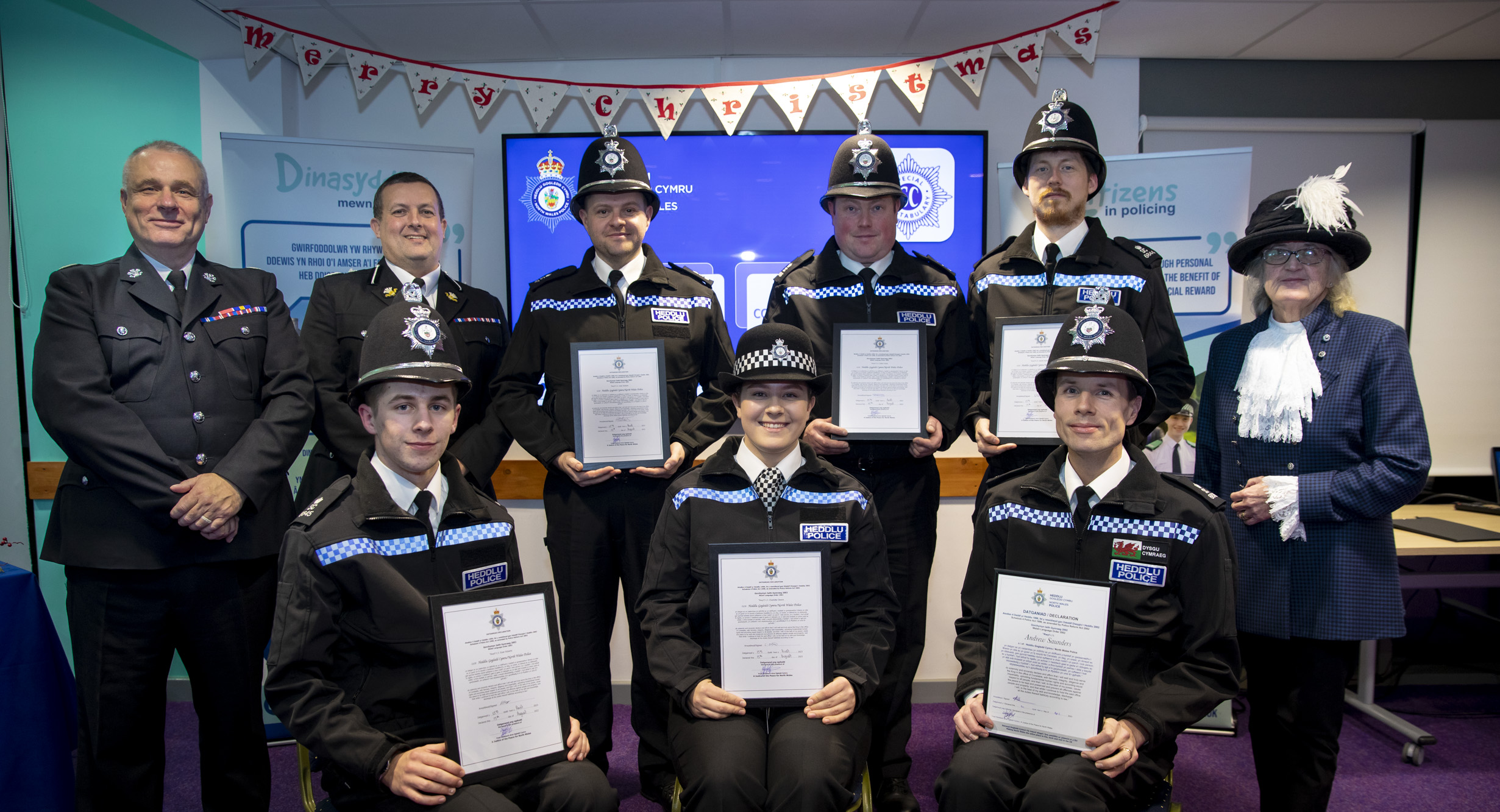 Volunteer Police Officers Recognised for Contributions to North Wales ...