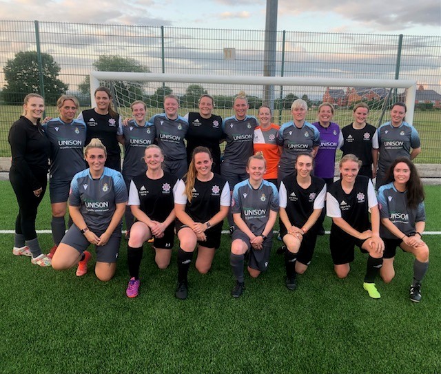 NWP Ladies FC Win Charity Football Match | North Wales Police